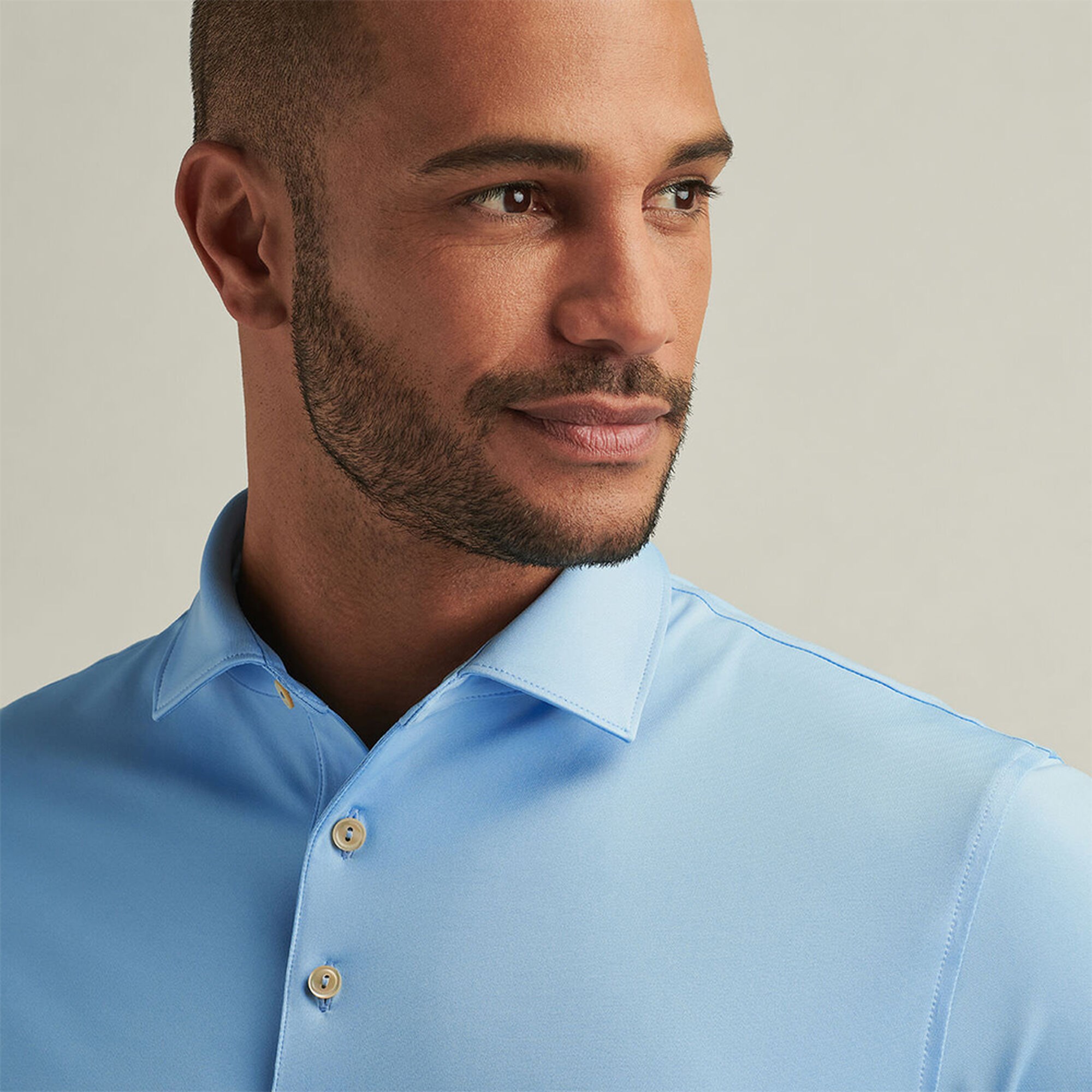 Peter Millar Solid Performance Jersey Polo - Cottage Blue - Links ...