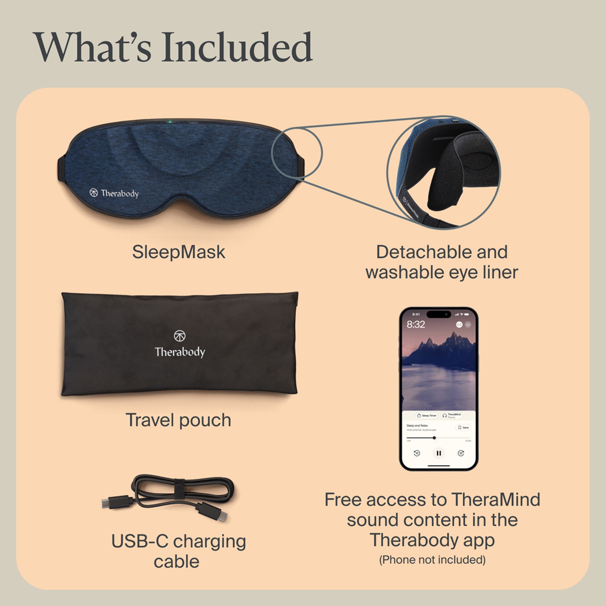 Therabody SleepMask with Vibration Therapy - Links Unlimited Web Catalog