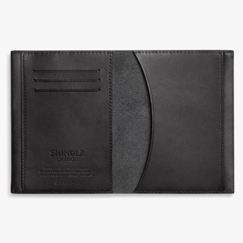 Shinola Passport Wallet - Black Vachetta Leather - Links Unlimited Web ...