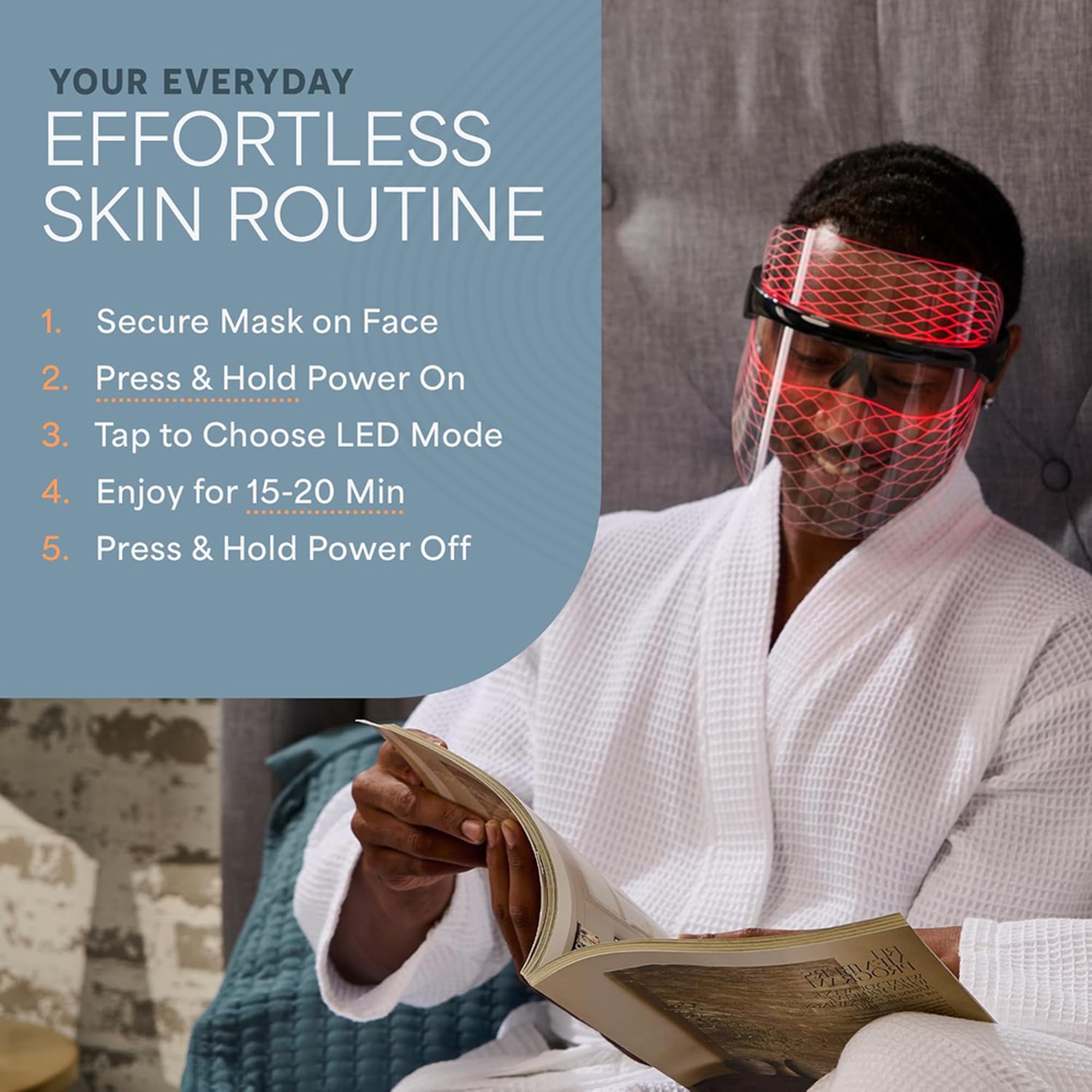 Lifepro VizaCure LED Face Mask - Links Unlimited Web Catalog