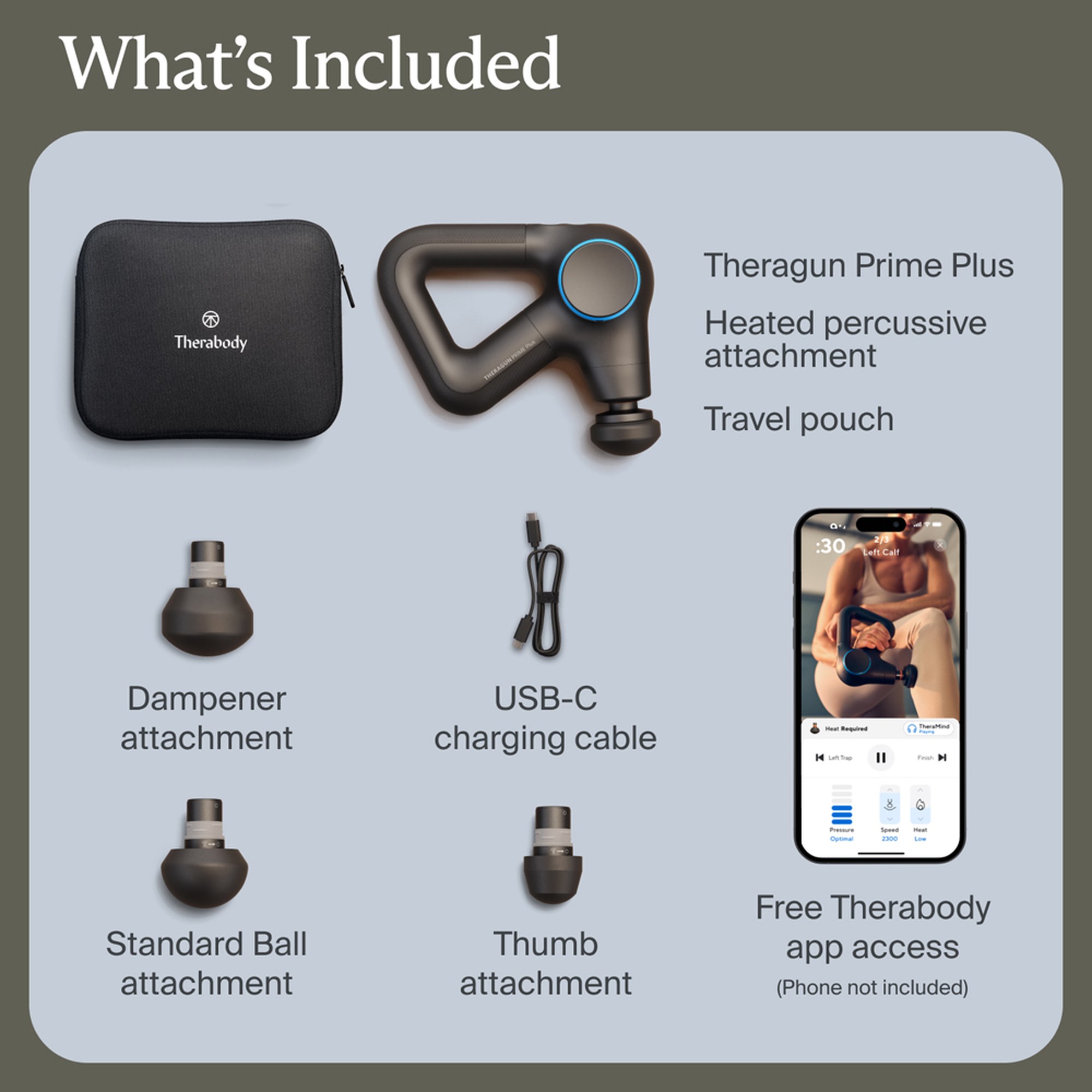 Therabody Theragun Prime Plus Multi-Therapy Massage Gun - Links ...