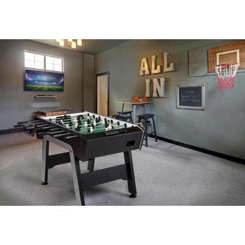 Brunswick Corner Kick Foosball - Black Vinyl - Links Unlimited Web Catalog