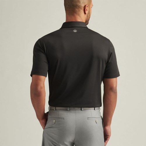 Peter Millar Solid Performance Jersey Polo - Black - Links Unlimited ...