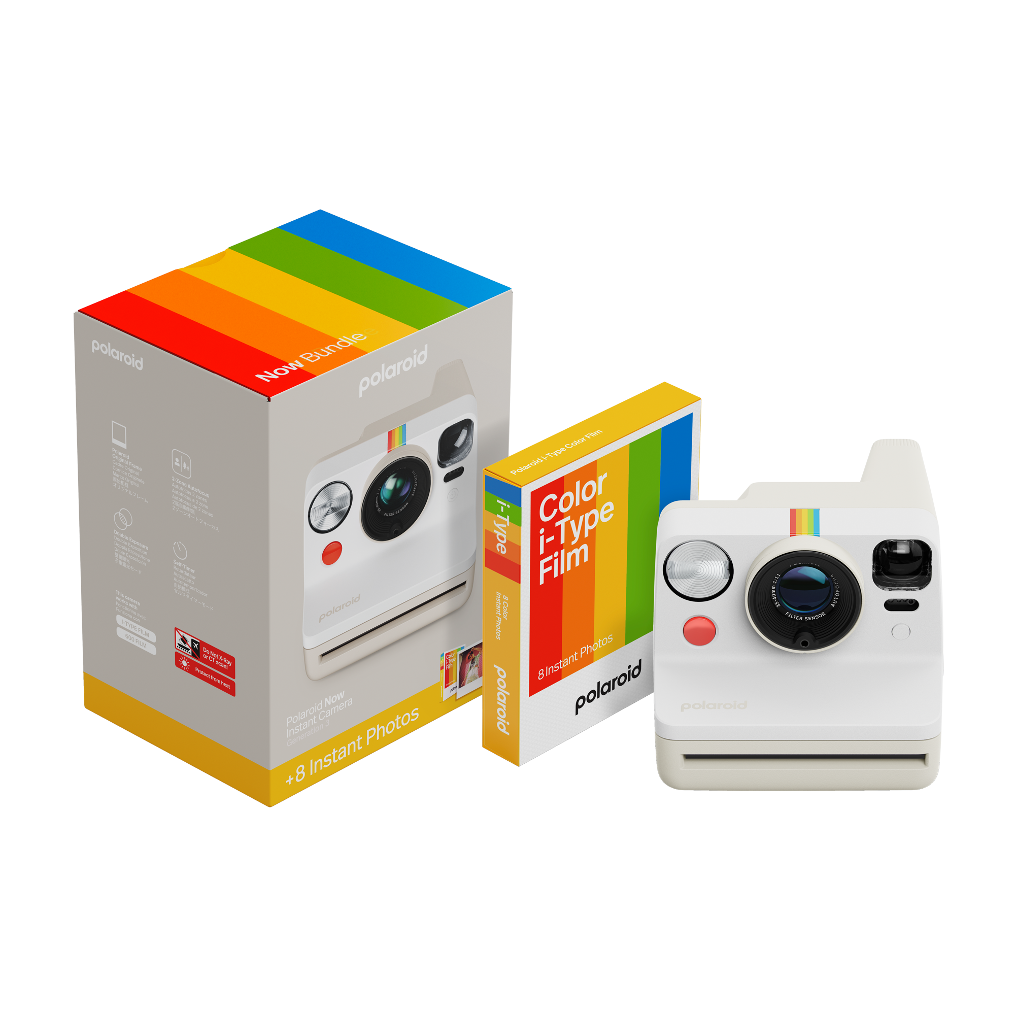 Polaroid Now Generation 3 Starter Set - Pebble White - Links Unlimited ...