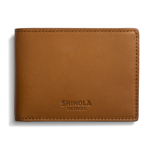 Shinola Slim Bifold Wallet - Tan Vachetta Leather - Links Unlimited Web ...