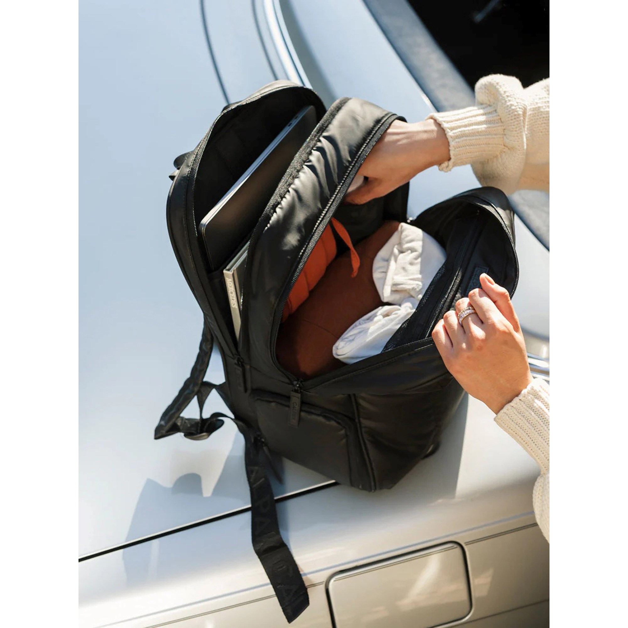 CALPAK Luka 15-inch Laptop Backpack - Matte Black - Links Unlimited Web ...