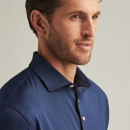 Peter Millar Solid Performance Jersey Polo - Navy - Links Unlimited Web ...