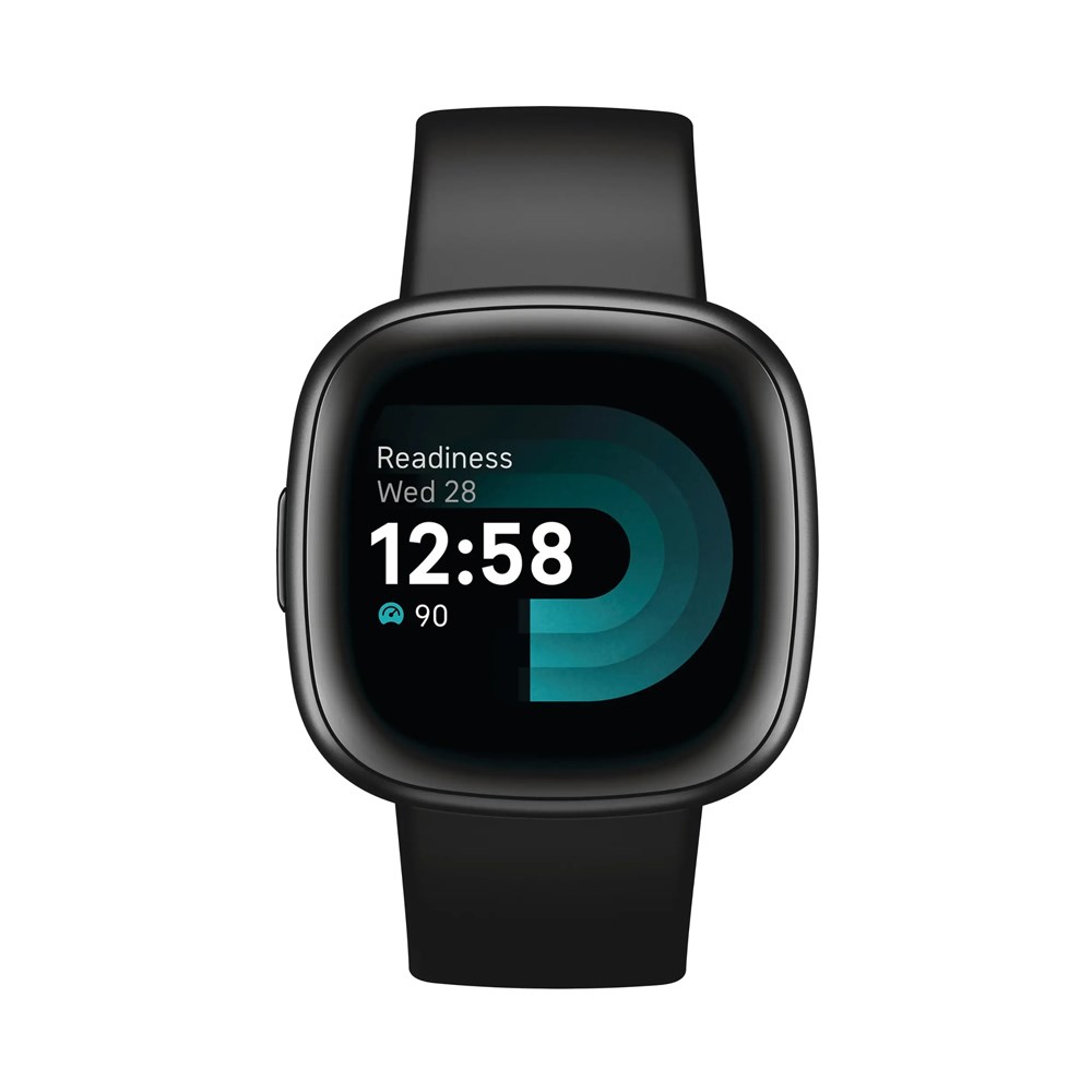 Fitbit Versa 4 Smartwatch - Black/Graphite Aluminum - Links Unlimited ...